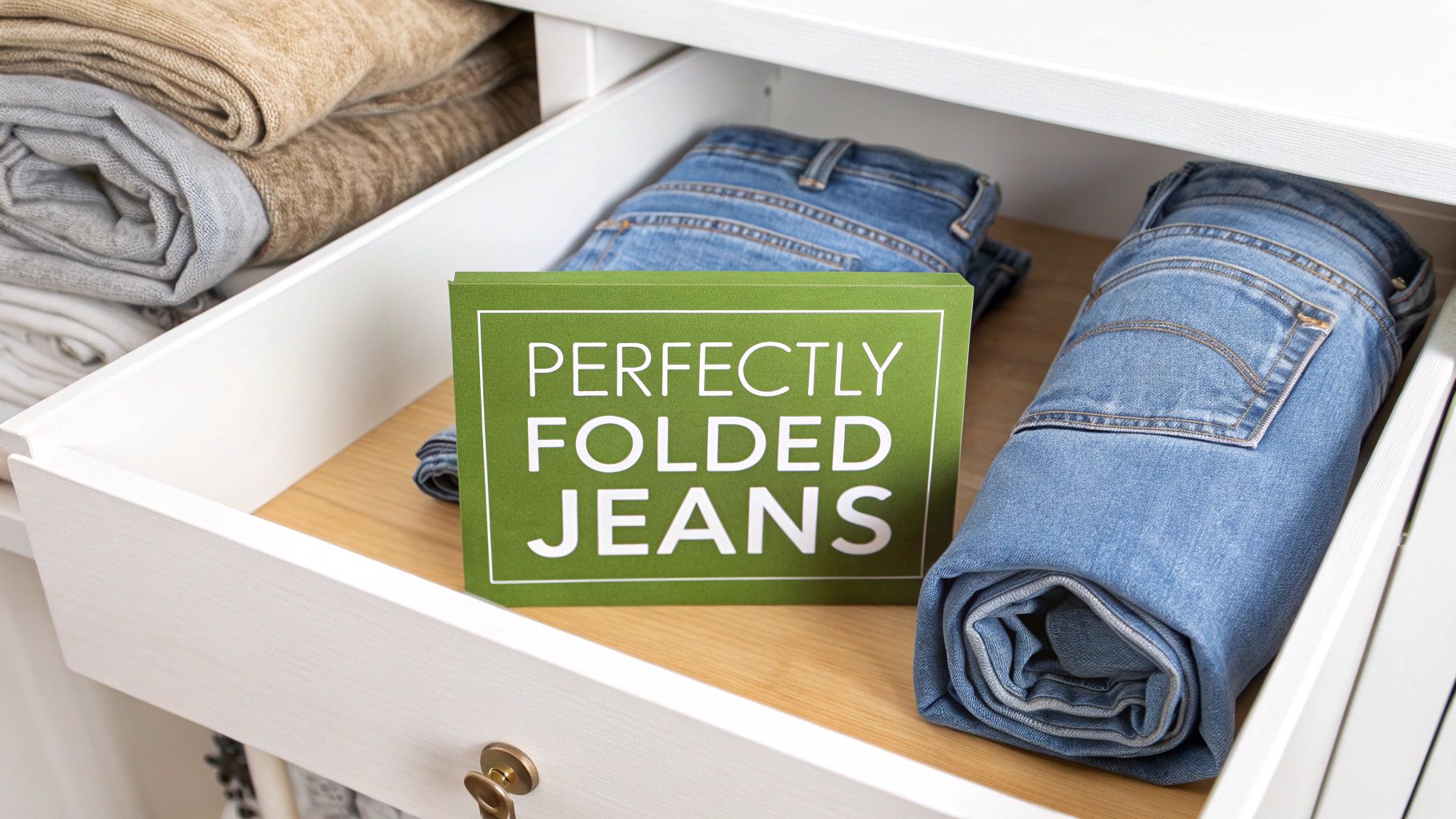 The Best Way to Fold Jeans for Perfectly Organized Closets – MORALVE