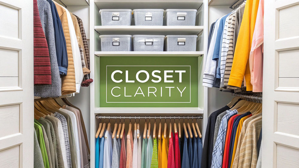 Discover the best way to organize a clothes closet and reclaim your sp ...