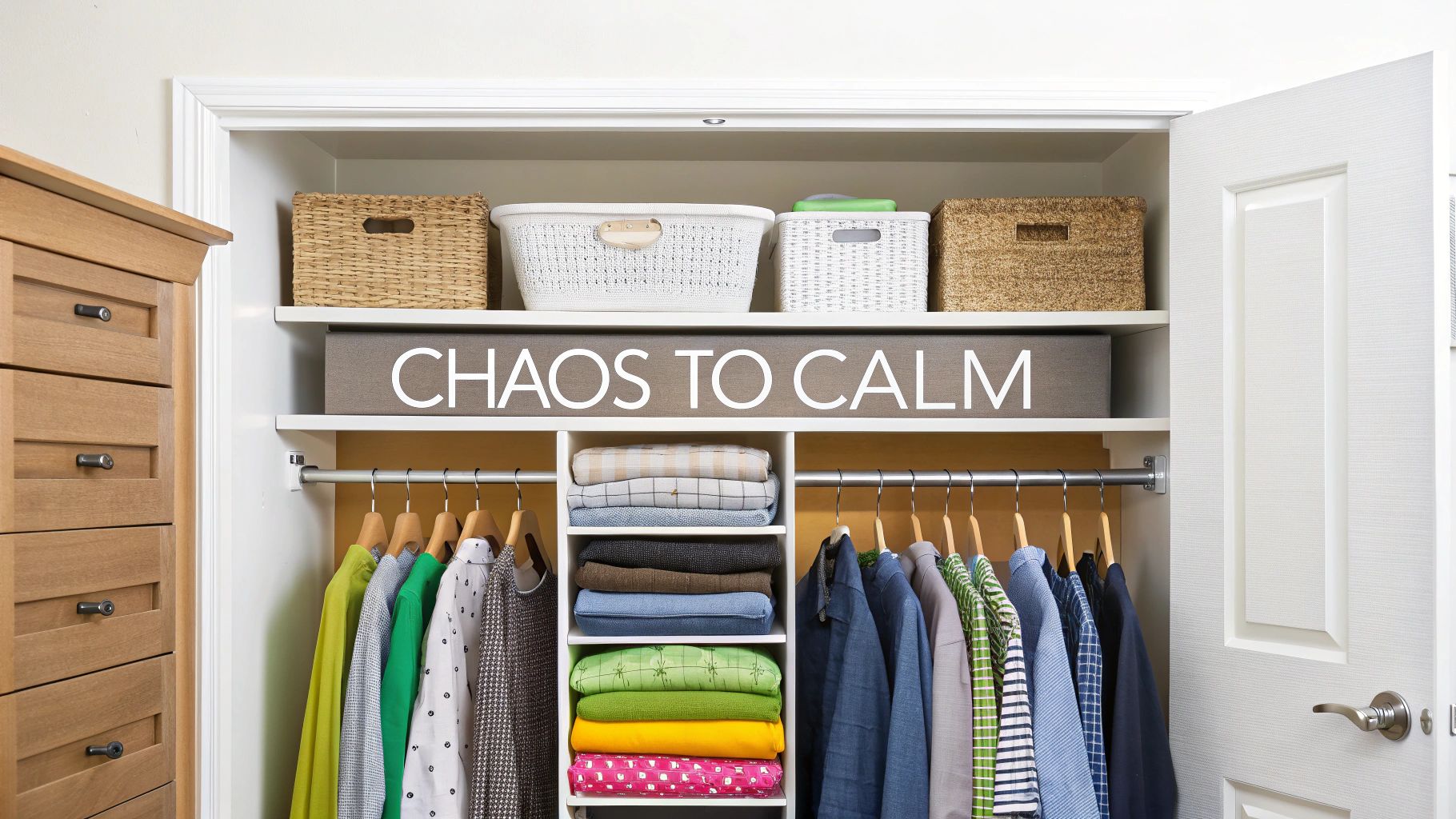 How to Organize Clothes in a Small Closet From Chaos to Calm – MORALVE
