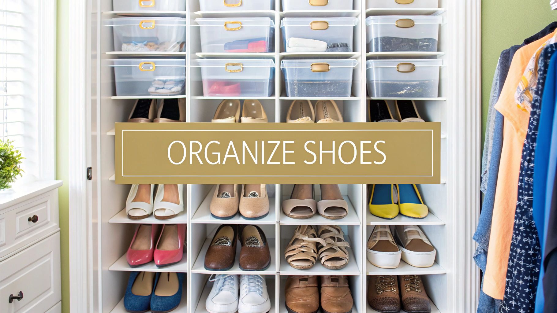 How to Organize Shoes and Finally Reclaim Your Closet Space – MORALVE
