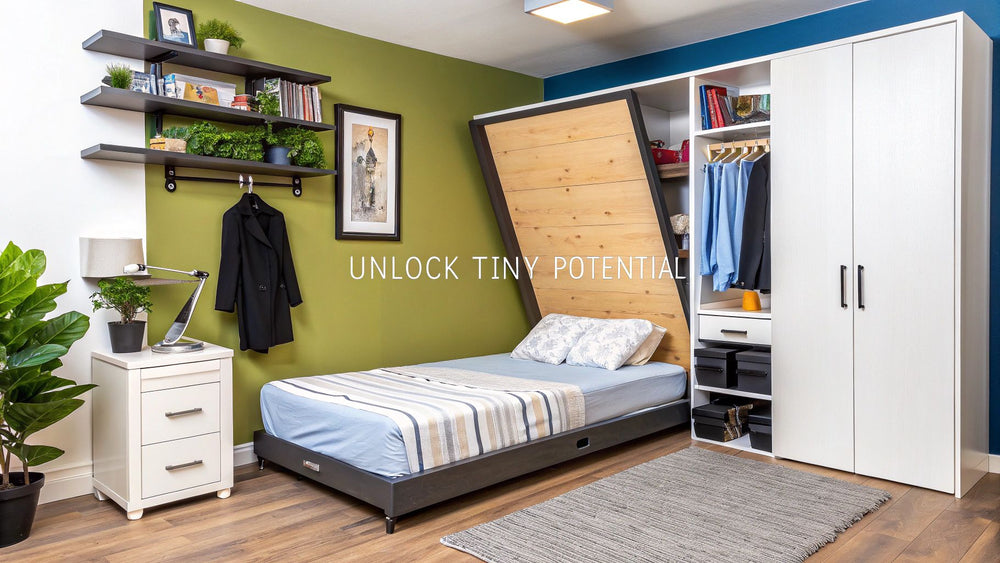 Space saving furniture for small bedrooms: Unlock Tiny Room Potential ...